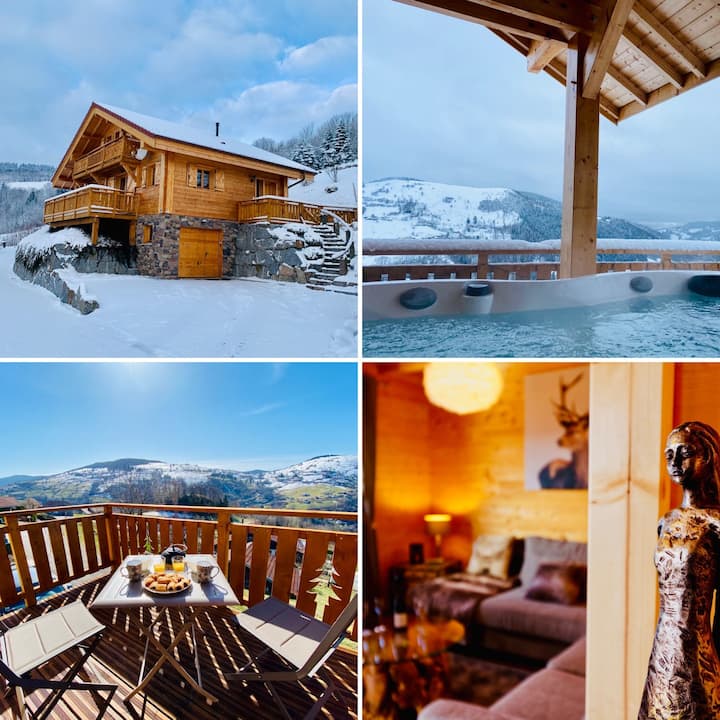 Cosy Home - Chalet D'exception, Spa Et Sauna, 4p - La Bresse