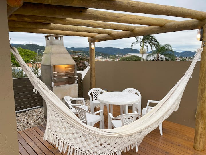 Apto Novo Com Terraço Privativo E Churrasqueira - Garopaba