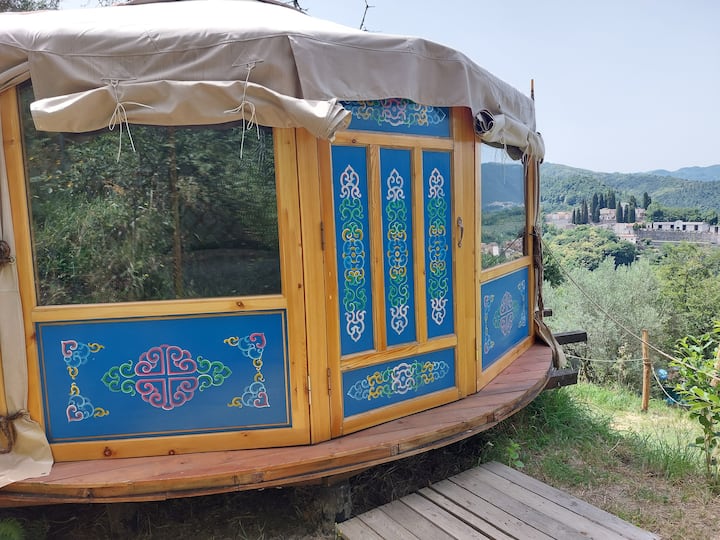 Traditional 5m Mongolian Yurt - Subiaco, Italy