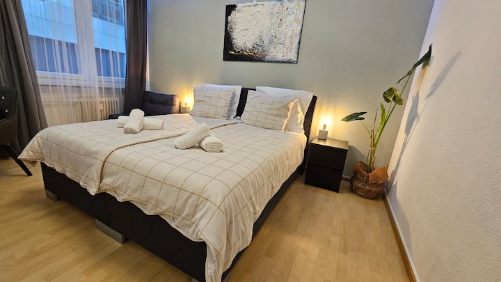 Topcentralstay -Cozy Bedroom&kitchen Hauptbahnhof - Wuppertal