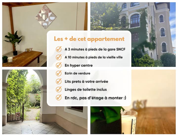 Ecrin De Verdure Hyper Centre Avec Jardin Commun - Annecy