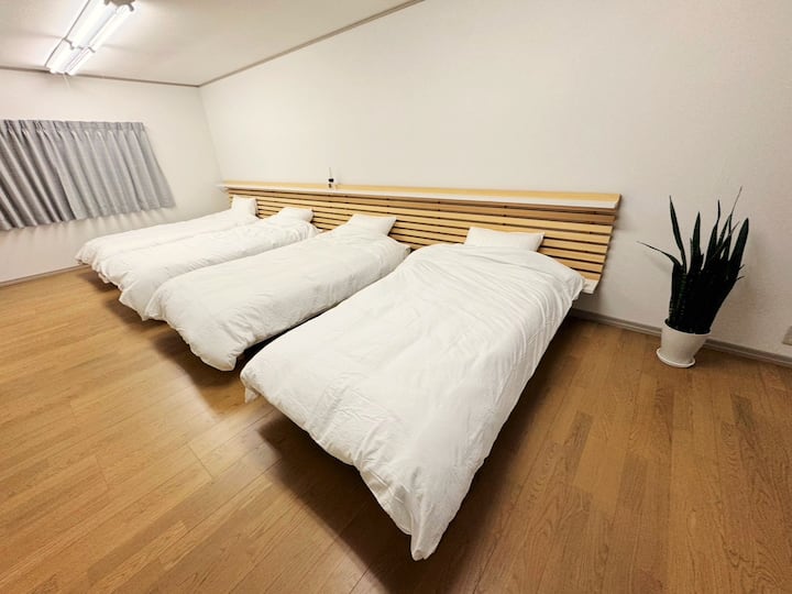 世界遺産巡り・７名までの旅行・ビジネスに最適／新宮駅徒歩約４分／ハウス① - 신구시