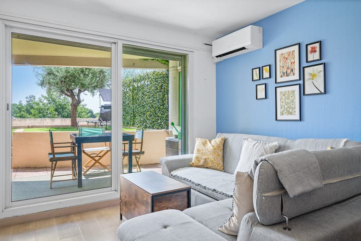 Vue Mer & Terrasse - Confort à Deux Pas Des Plages - Parc Phœnix - Nice