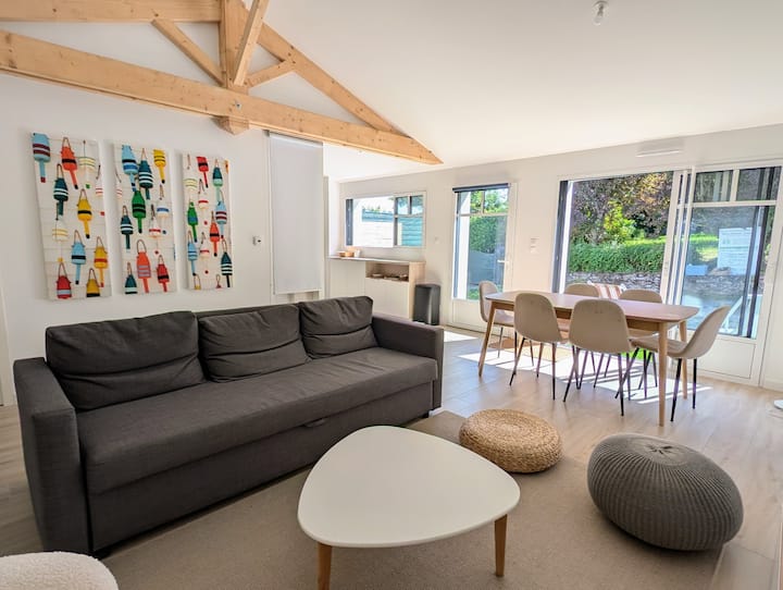 Havre De Paix : Maison Rénovée Avec Jardin - La Bernerie-en-Retz