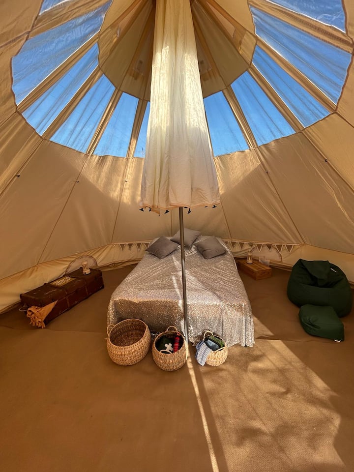 Glamping Stargazer Bell Tent - Bodmin