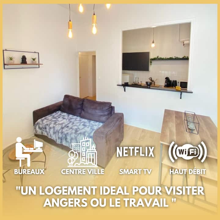 2 Chambres - Centre Ville - Quartier Calme - Angers