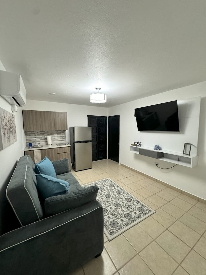 L17-b4: Stylish One Room Apt With Washer/dryer. - Caguas
