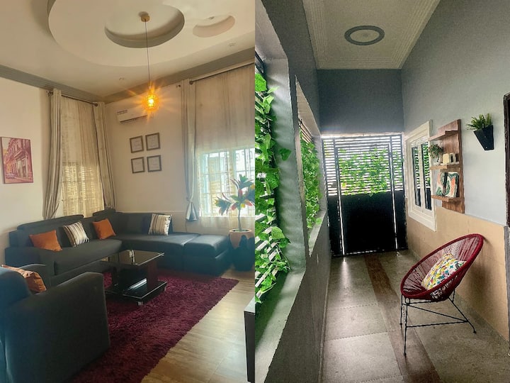 Spacious 2-bed Apt. Lifecamp - 아부자