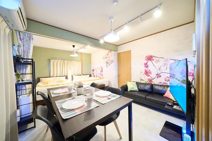 Hana No Yado Beppu | Private House For8 Near Onsen - 벳푸시