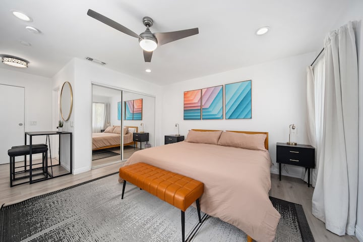 Trendy Studio With Ac Near Sofi, The Forum & Lax - South Los Angeles - Los Angeles