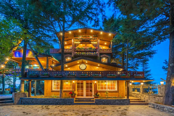 5br Lush @ Chalet Rushli W/parking, Wifi & Bonfire - Mussoorie