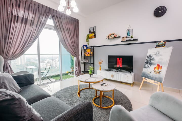 Twin Galaxy 6pax Netflix Cozy Ksl Use - Johor Bahru