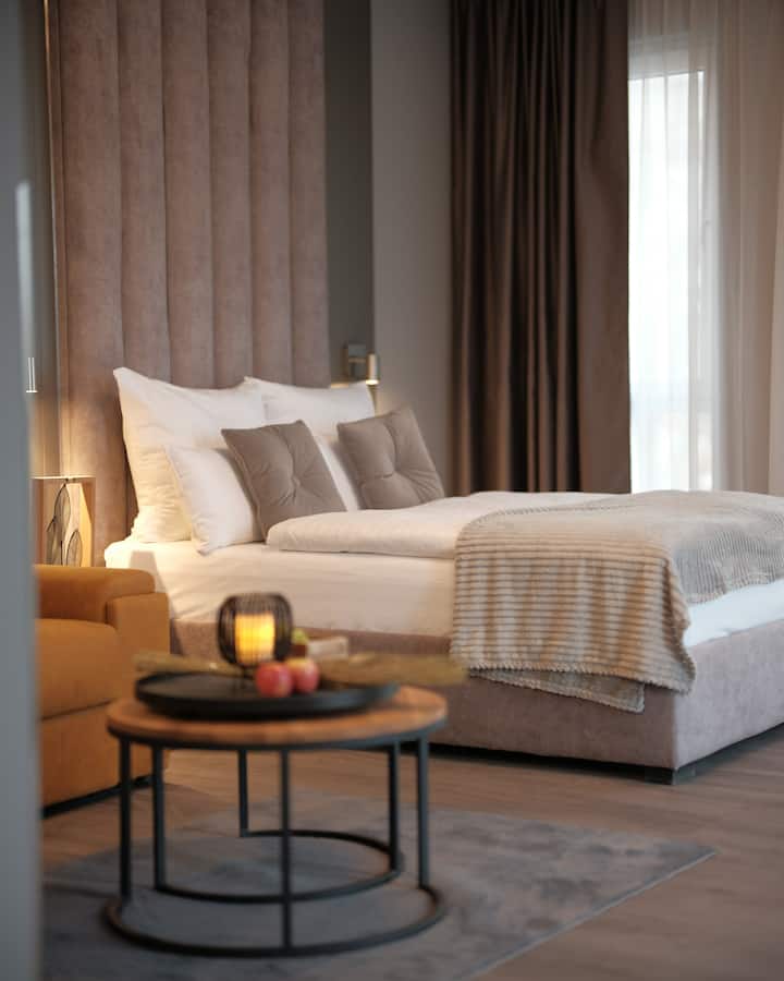 Studio With Kitchen & Skyline Terrace - Frankfurt am Main