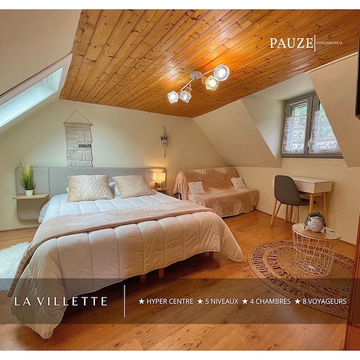 5 Niveaux - Maison Verticale - Centre Historique - Cauterets