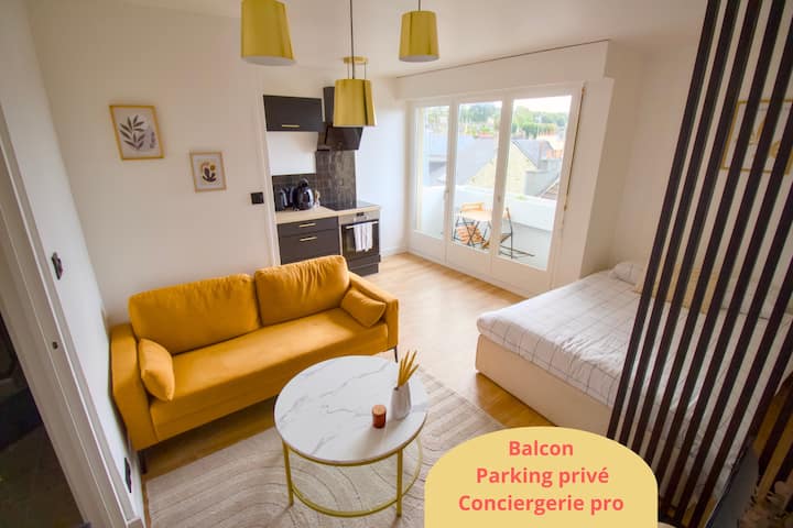"La Duché"' - Balcon & Parking, 4 Min Naval Group - Cherbourg-Octeville
