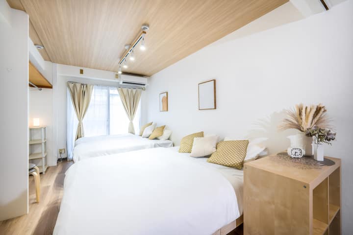 大阪駅から1駅 環状線 Usj25分 大阪城15分 道頓堀25分　4ベッド4人 天神橋筋商店街1分 - Osaka