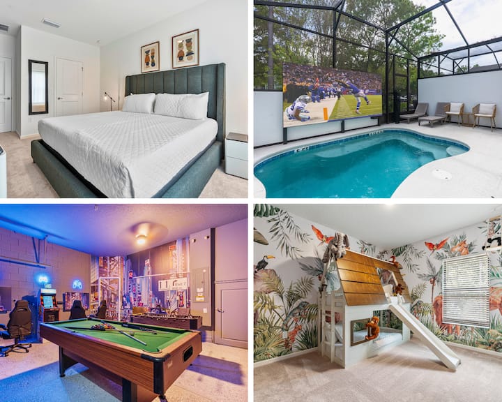 Home Luxury/05 Brd/led Pool At Paradiso Grande - Orlando, FL