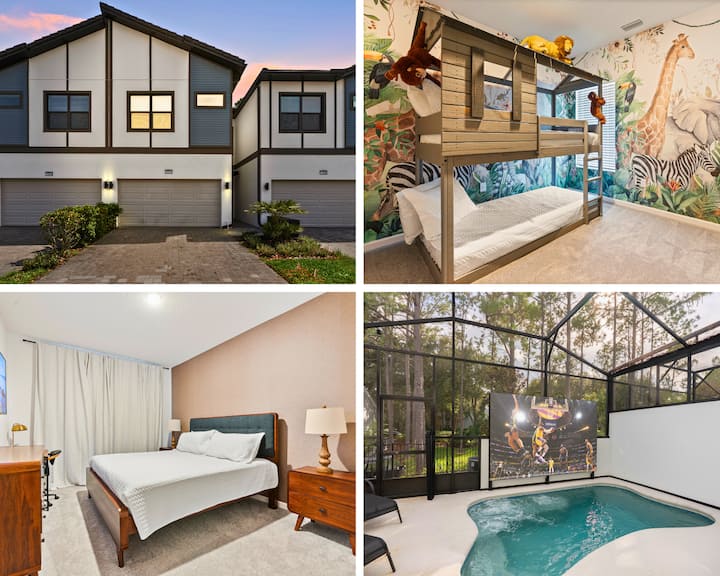 Brand New 5bdr At Paradiso Grande/led Pool Screen - Orlando