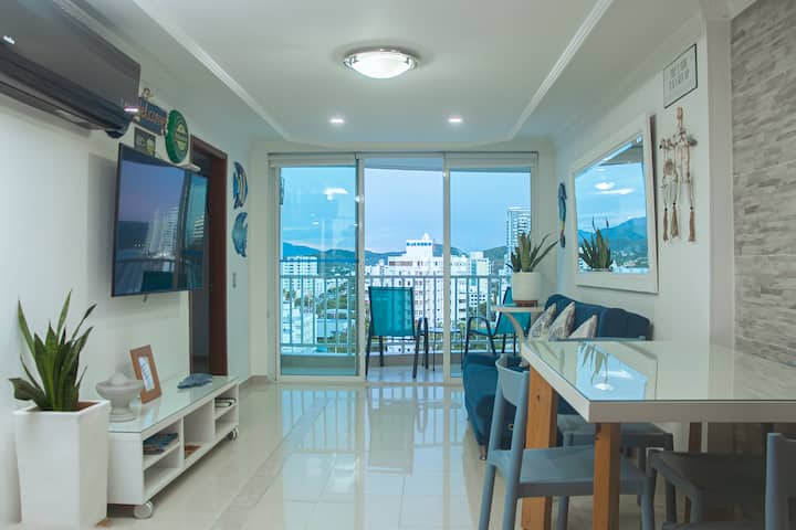 Apartamento Rodadero Remodelado. - Santa Marta