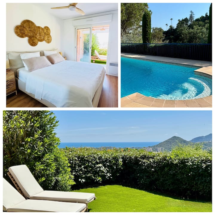 Colline Et Mer, 4*, Vue Mer, Rez-de-jardin - Théoule-sur-Mer