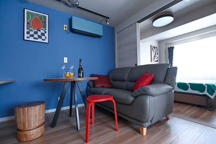 Calm House #502/ 5th Floor Corner Room/3 Bedrooms - Shinjuku