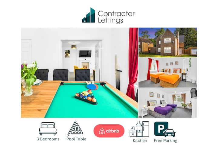 Families|friends|3br| 30% Monthly Discount - St Neots