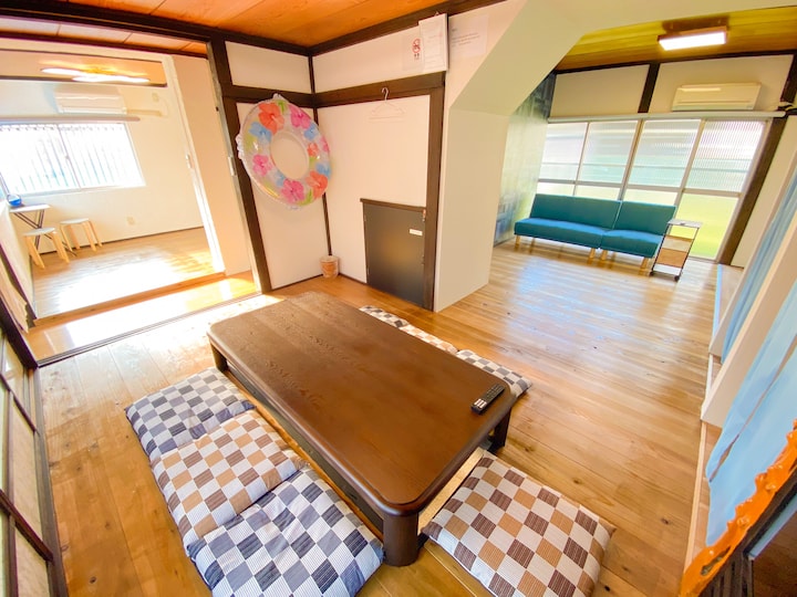 広々バルコニーでゆったりと「一棟貸し切り ムーヴ」Bbq&garden!大型tv!最大5名様 - 沼津市