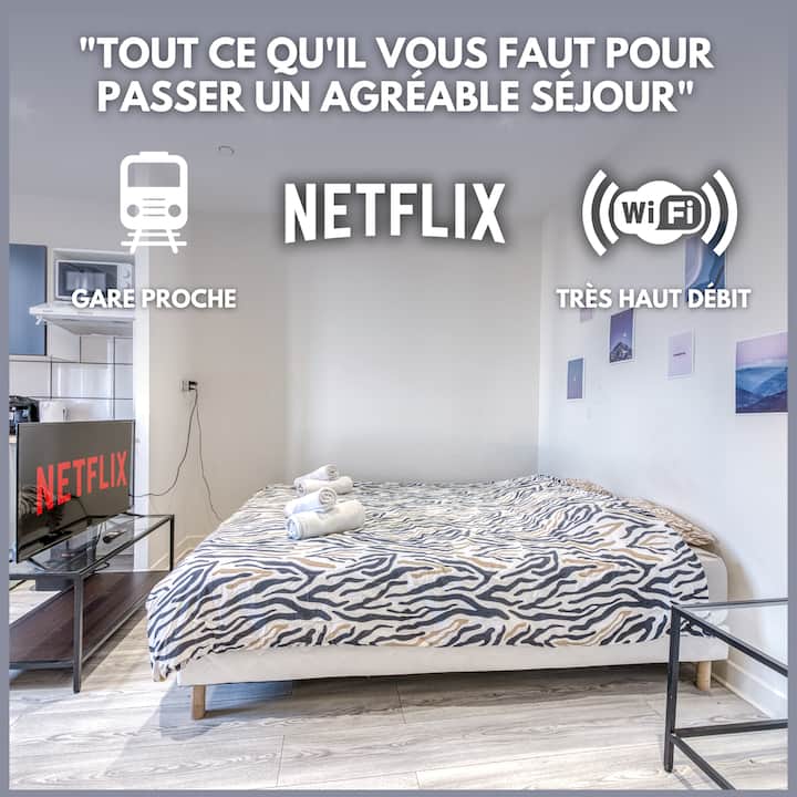 Studio *Le Rayon* Cosy - Gare Parilly - Vénissieux