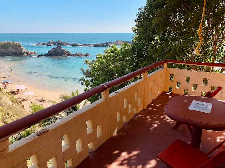 La Barca #9: Ocean View Apartment With Ac - Mazunte