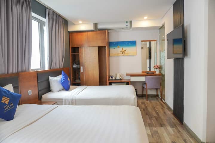 Twin Beds Room - 2 Minutes Walk To My Khe Beach - Đà Nẵng