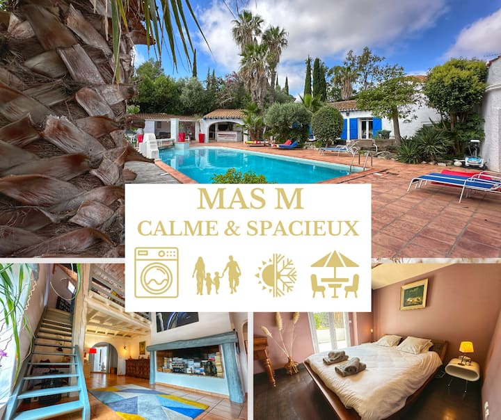 Mas M-villa D'exception-calme-piscine-jeux Enfants - Perpignan