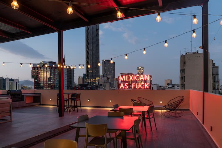 Niu | Cozy Balcony Studio + Gym&rooftop  | Reforma - Baja California