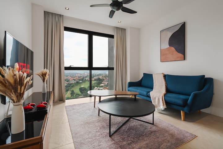 Lumi Tropicana|balcony|golfview|modern|8pax - Petaling Jaya