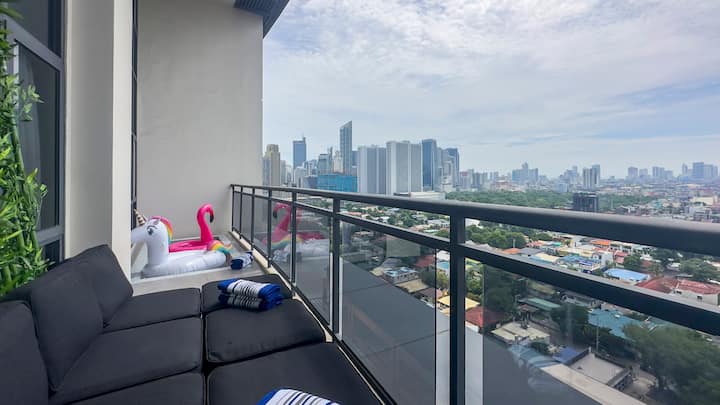 Milano 3br, Private Pool, 70"tv, Central Nightlife - Pasay
