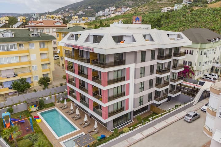 Sa Apartments! 1bd Flat 450m To Cleopatra Beach - Alanya