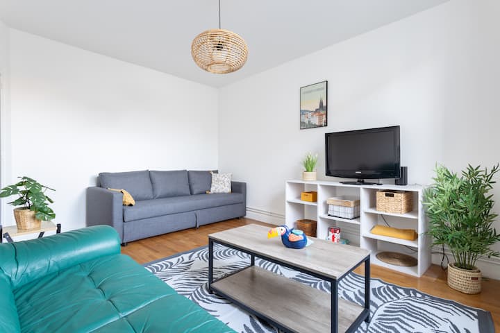 Appartement Cosy Au Calme à 9min à Pied Du Tram A - Gare de Clermont-Ferrand
