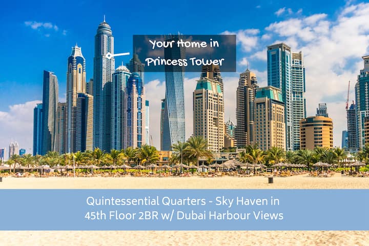 Sky Haven In 45th Floor 2br W/ Dubai Harbour Views - Dubai
