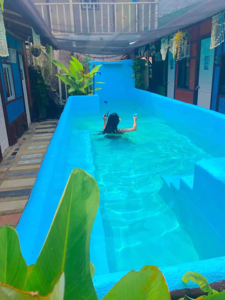 Fan Room For 7 Pax With Swimming Pool Sun Valley - El Nido