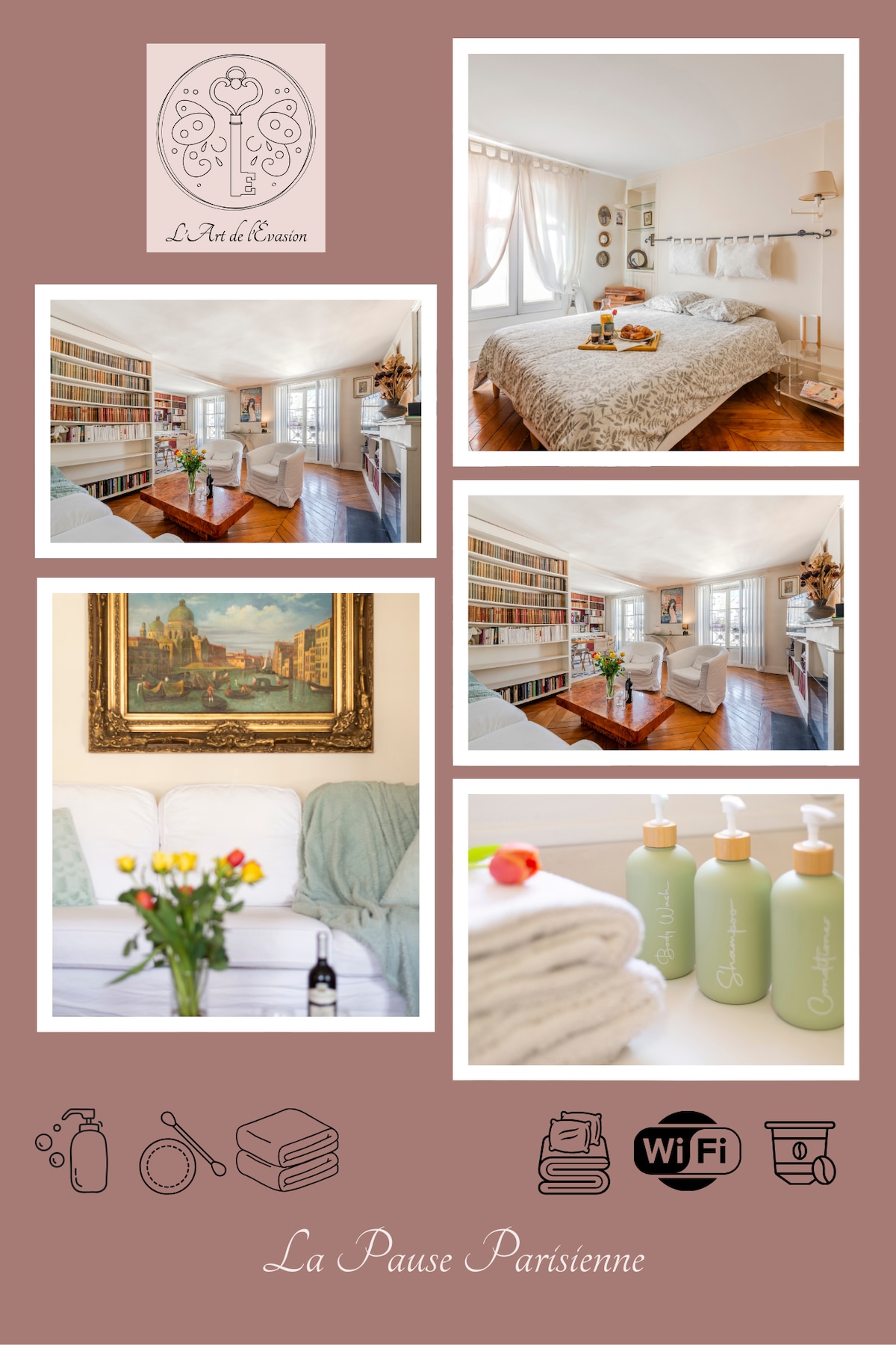 La Pause Parisienne, at the foot of the metro - Apartments for Rent in ...
