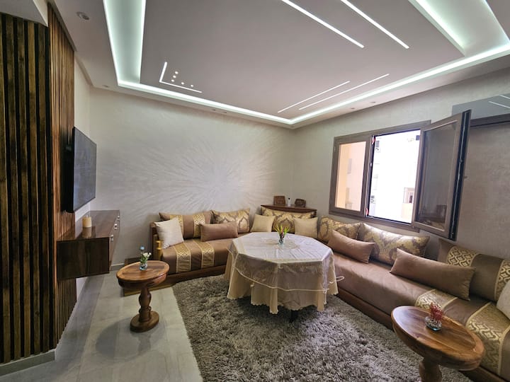 Bel Appartement Vu Sur L'océan - Climatisé - Agadir