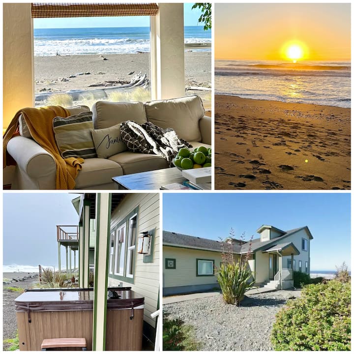 Oceanfront ~ Hot Tub ~ Amazing Sunsets - Gold Beach, OR