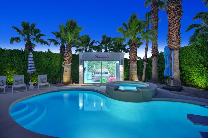 Paloma's Paradise, Mid-century Glam 4br, Casita - Palm Springs, CA