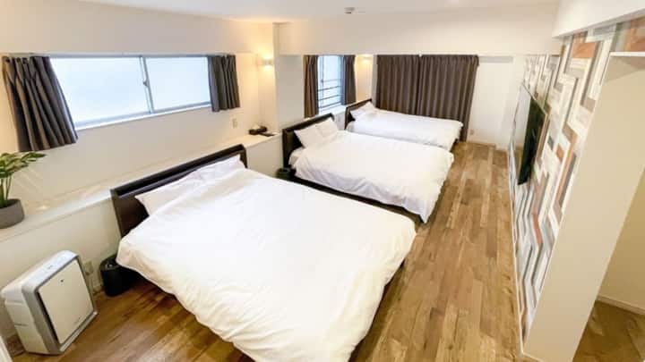 【Near Planetarium!】fully Equipped & Spacious/ 6ppl - 鹿兒島市