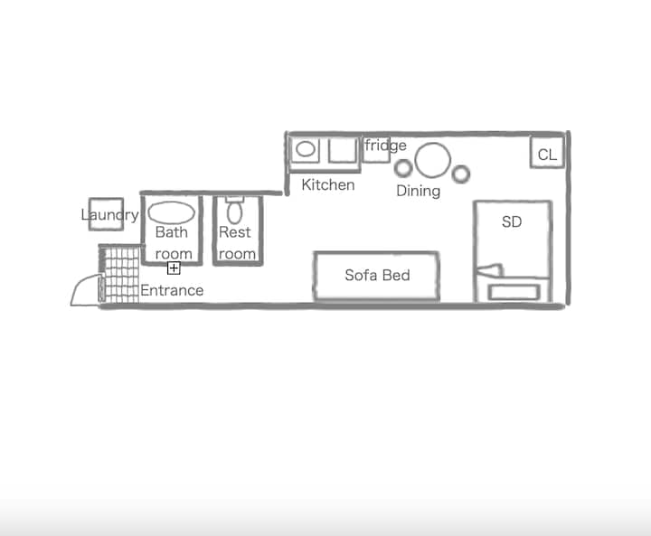 Shizuoka/hamamatsu/1free Parking/1sd Bed/1sofa Bed - Hamamatsu