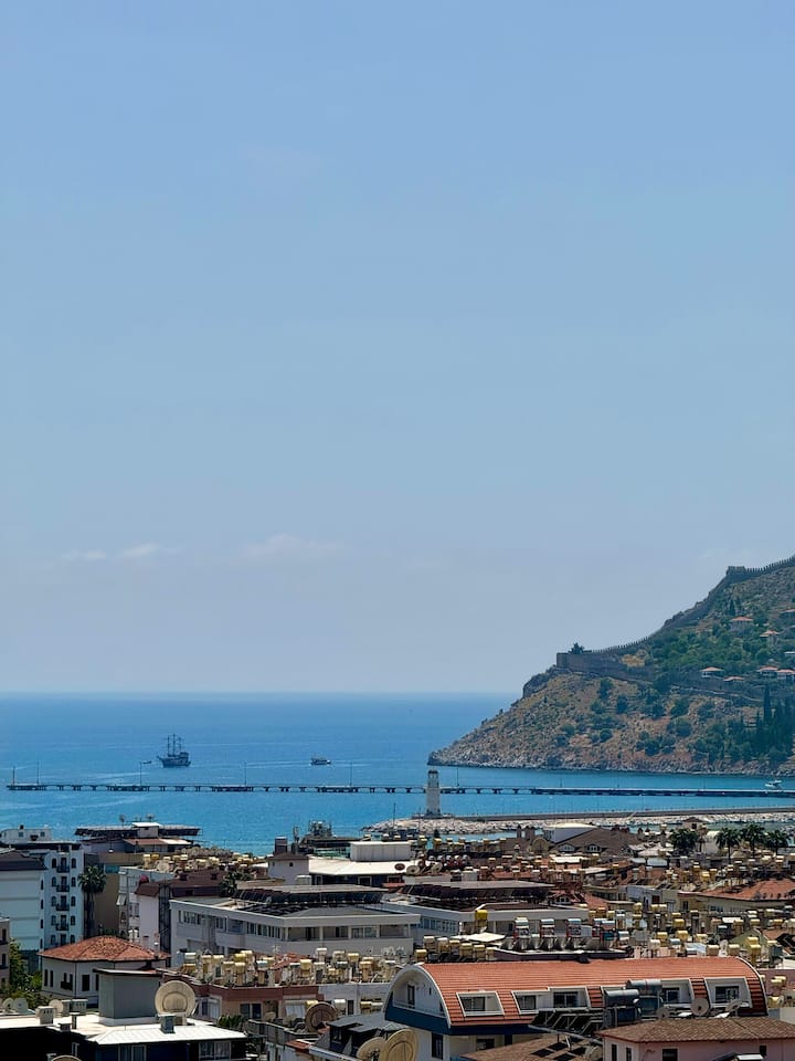 Sa Apartments! 2bd Duplex Sea View - Alanya