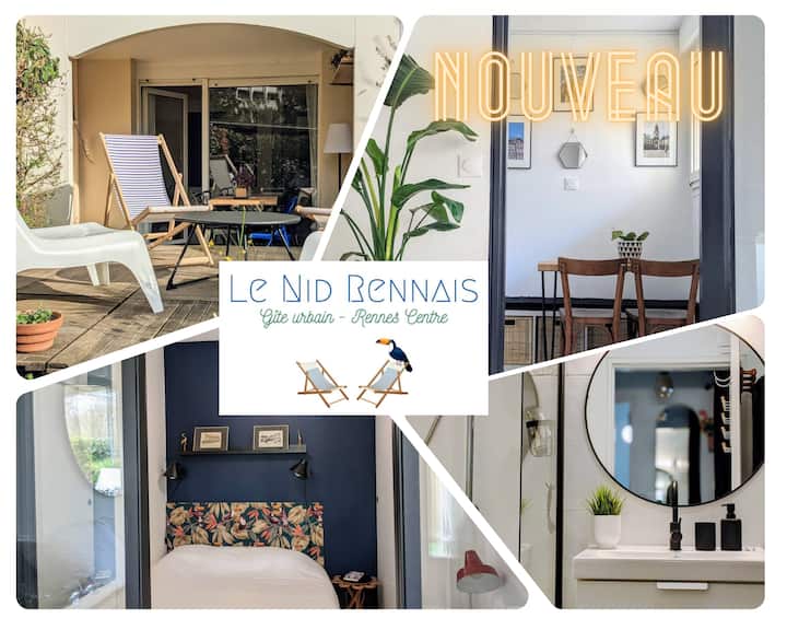 Charmant T2 Avec Jardin | Proche Gare - Rennes