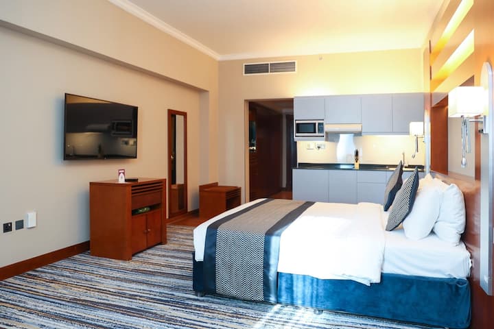 4* Hotel Studio With Kitchenette - Beach Access - - 도하