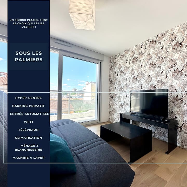 Sous Les Palmiers - Neuf - Parking - Centre - Télé - Mont-de-Marsan