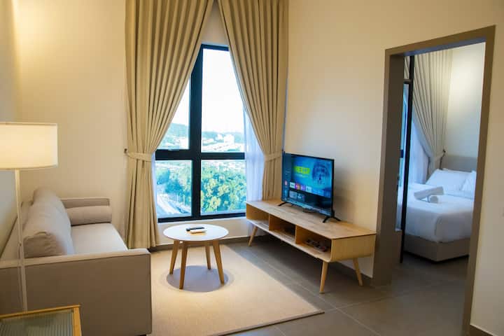 Muji 2bed 5min To 1u&ikea With Skypool@empirecity5 - Petaling Jaya