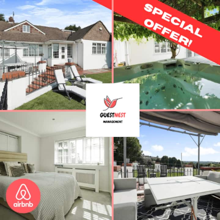 5bed|monthlyoffer60%off|brighton|parking|hottub - Brighton